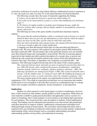 A Descriptive Analysis Of Secondary Mathematics Students Formal Report ...