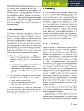 A Descriptive Phase Model Of Problem-Solving Processes | PDF