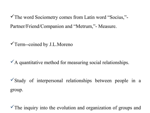 Sociometry | PPT