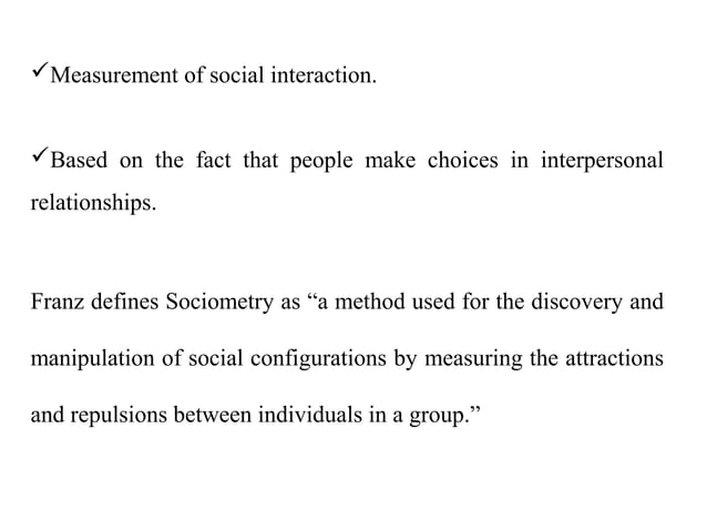 Sociometry | PPT