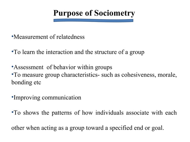 Sociometry | PPT