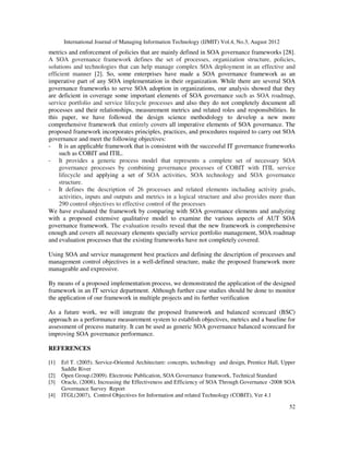 A Design Science Approach to Develop a New Comprehensive SOA Governance Framework | PDF