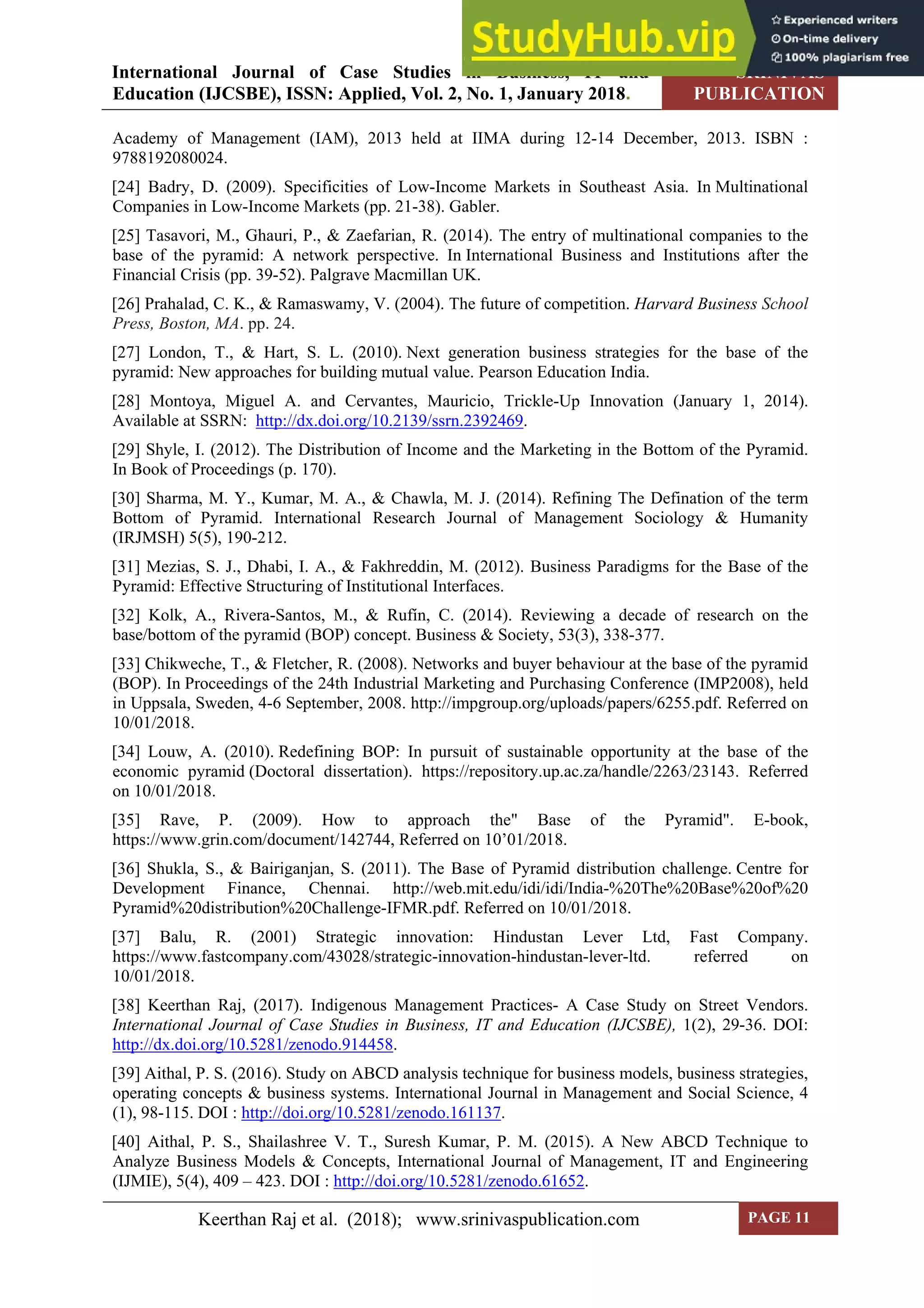 A Desi Multinational A Case Study Of Hindustan Unilever Limited | PDF