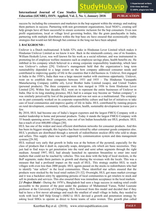 A Desi Multinational A Case Study Of Hindustan Unilever Limited | PDF