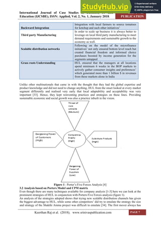 A Desi Multinational A Case Study Of Hindustan Unilever Limited | PDF