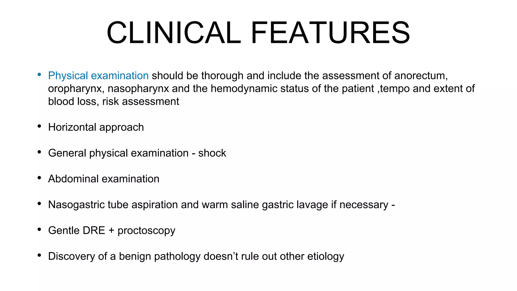 lower gastrointestinal bleeding ppt | PPTX