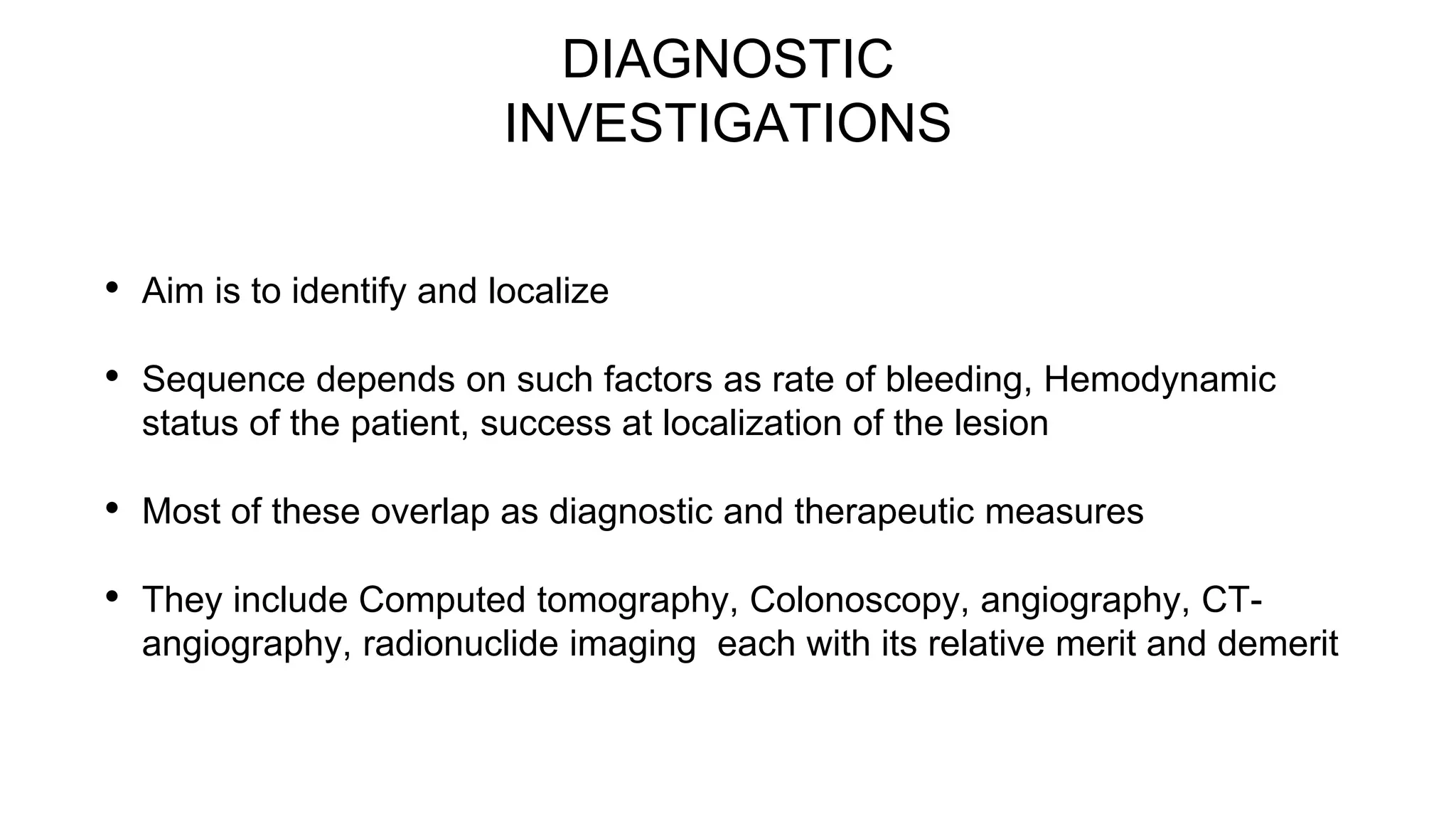 lower gastrointestinal bleeding ppt | PPTX