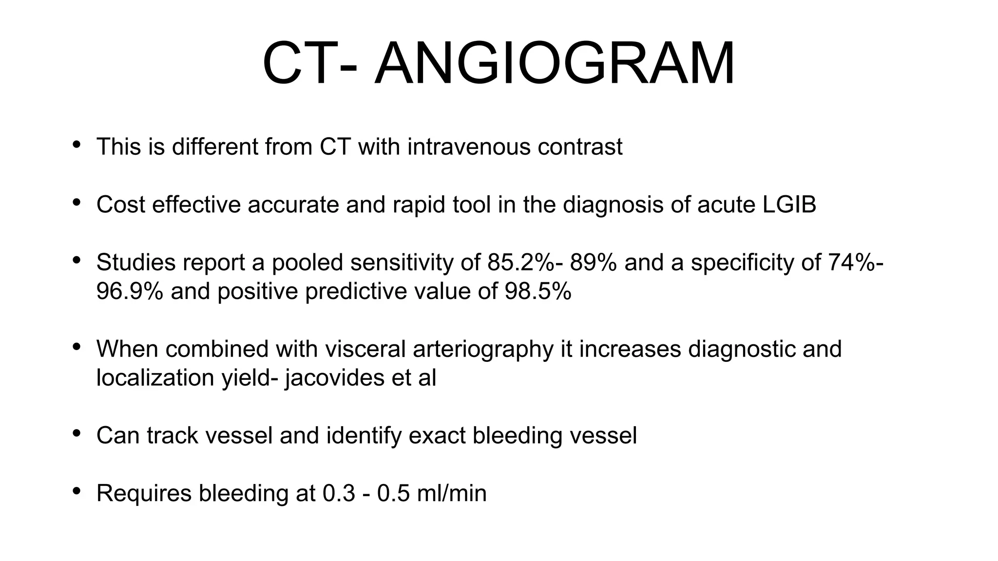 lower gastrointestinal bleeding ppt | PPTX
