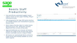 Automated Purchase Invoice Processing for Sage 200 using Adest 200 | PPT