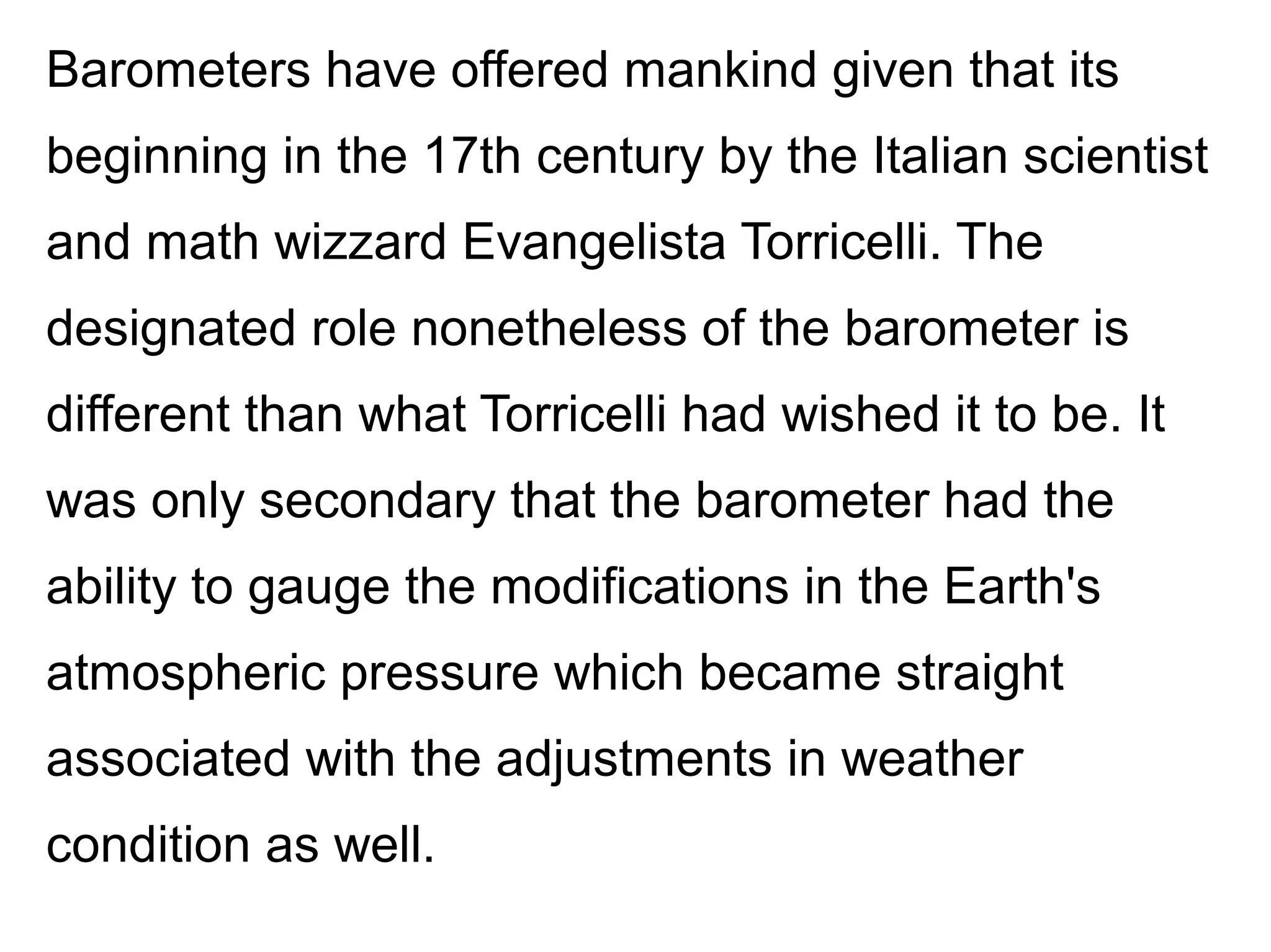A detailed check out the types of barometers | ODP