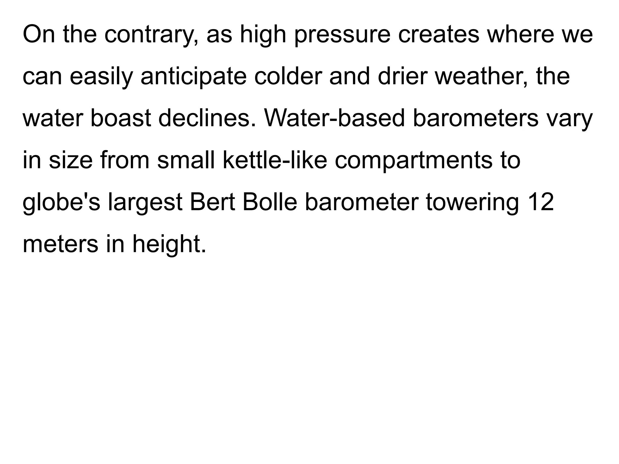 A detailed check out the types of barometers | ODP