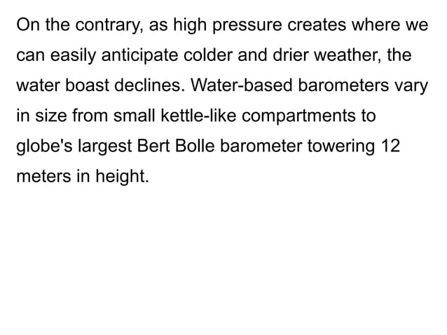 A detailed check out the types of barometers | ODP