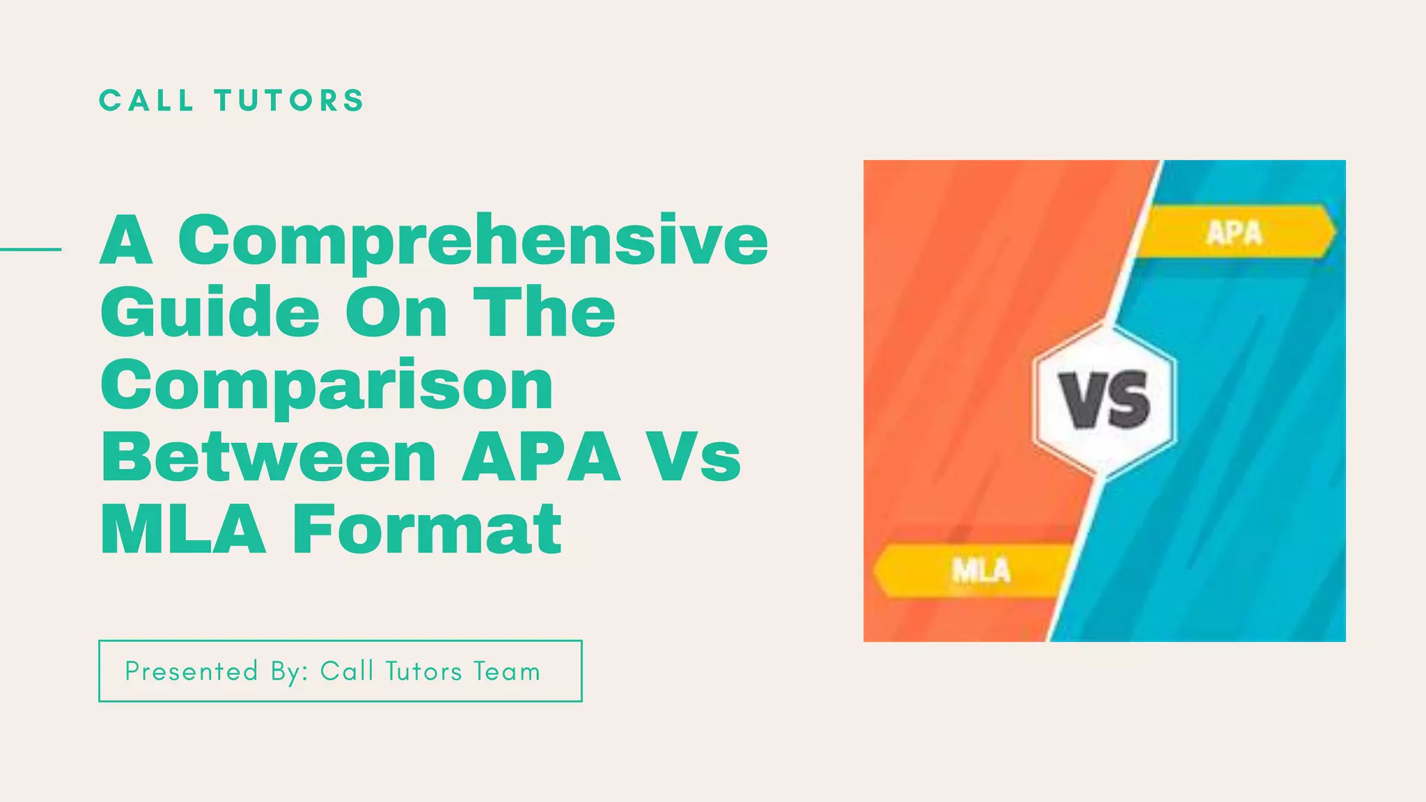 A Detailed Comparison between APA vs MLA format | PPTX