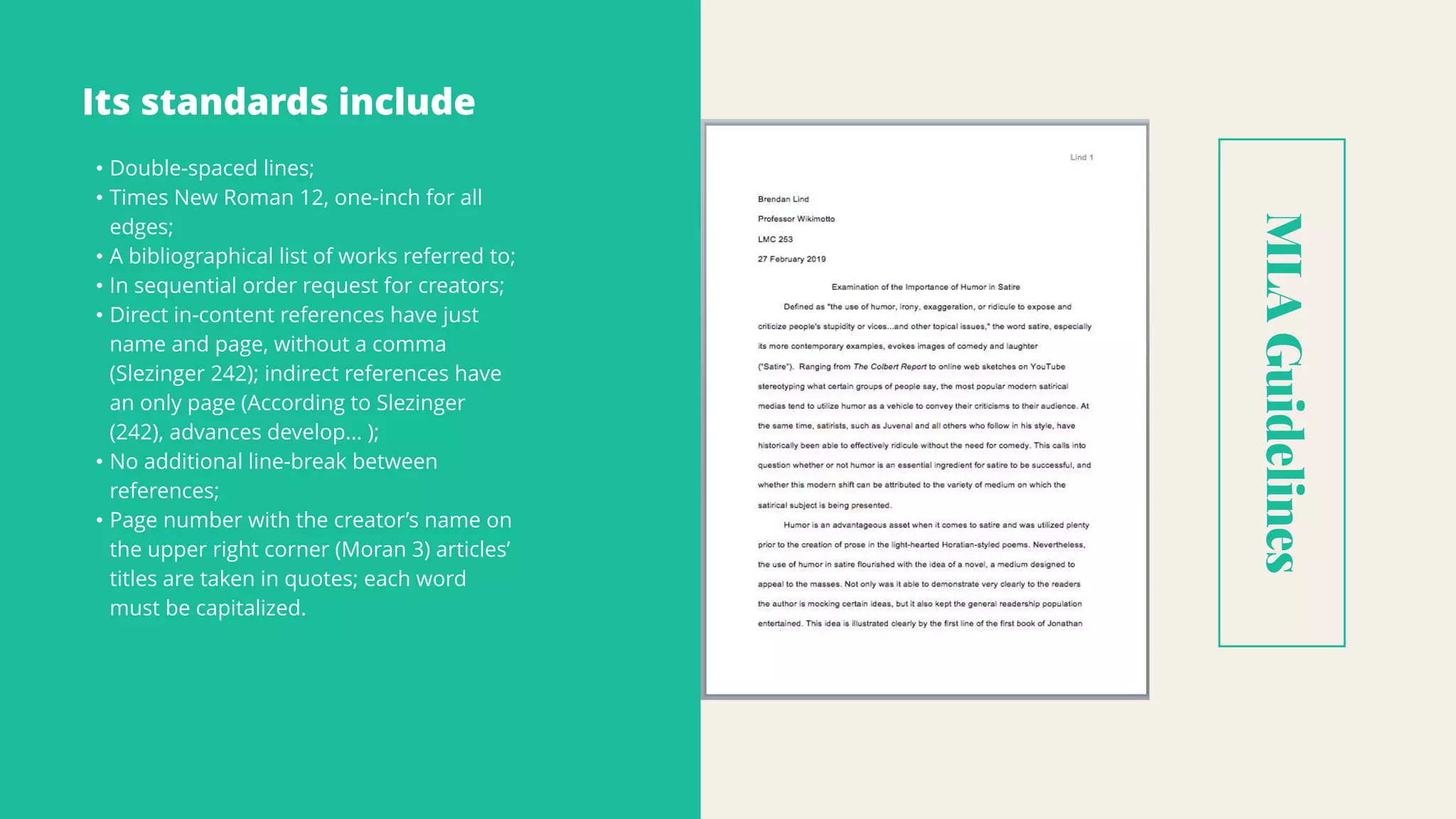 A Detailed Comparison between APA vs MLA format | PPTX