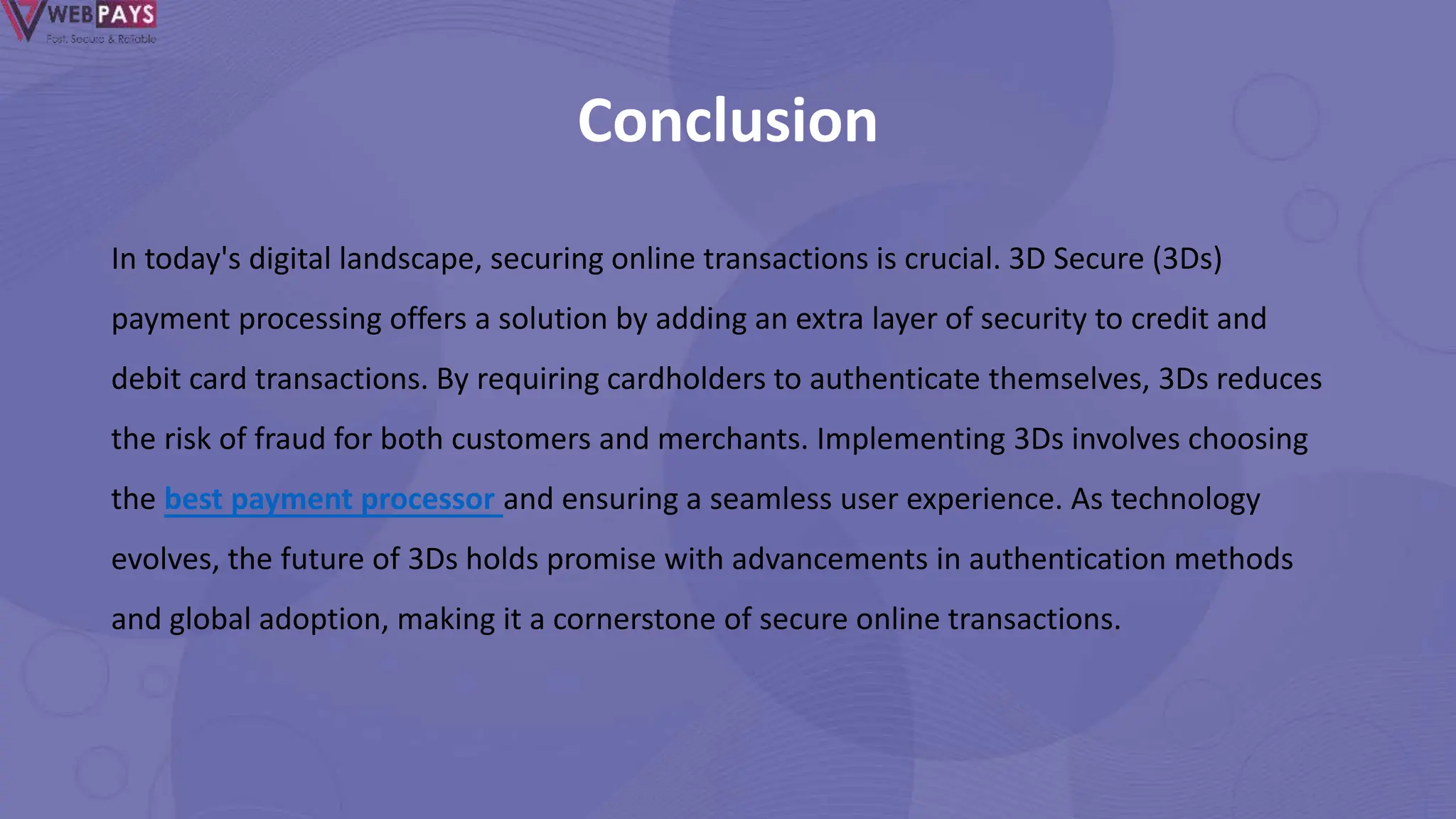 A Detailed Guide To 3Ds Payment Processing | PPTX