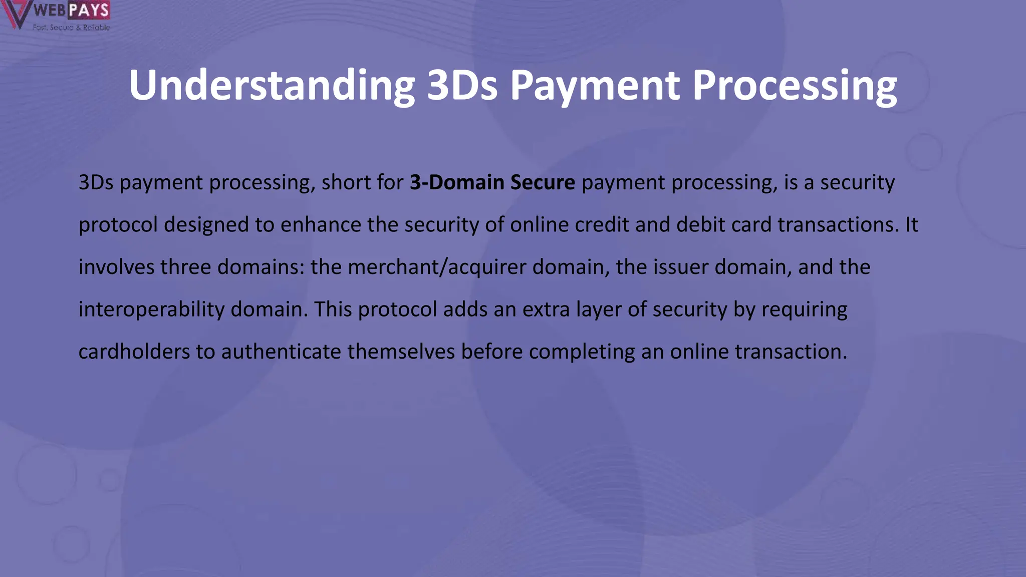 A Detailed Guide To 3Ds Payment Processing | PPTX