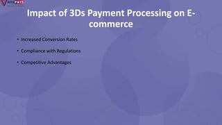 A Detailed Guide To 3Ds Payment Processing | PPTX
