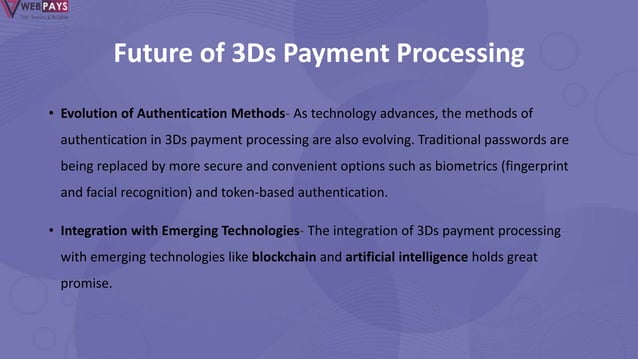A Detailed Guide To 3Ds Payment Processing | PPT