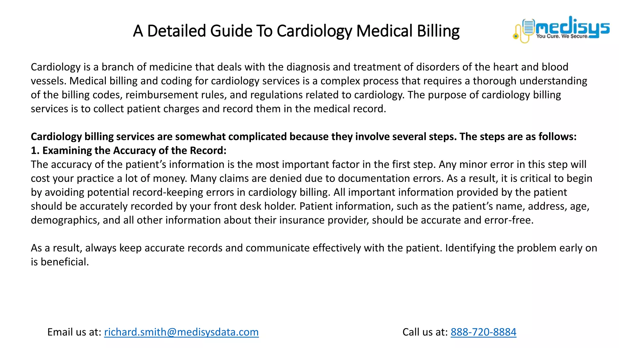 A Detailed Guide To Cardiology Medical Billing.pptx