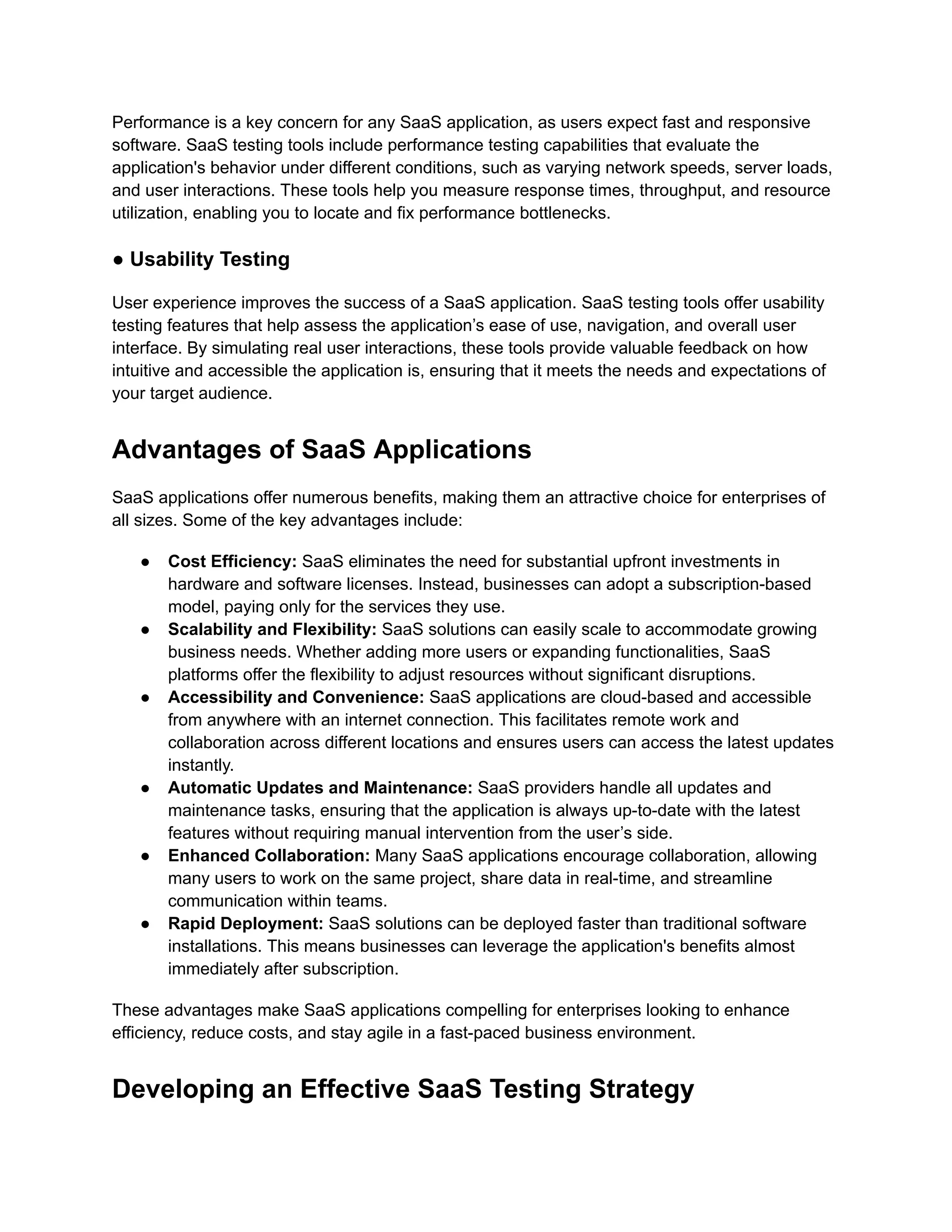A Detailed Guide To Mastering Saas Testing Toolspdf