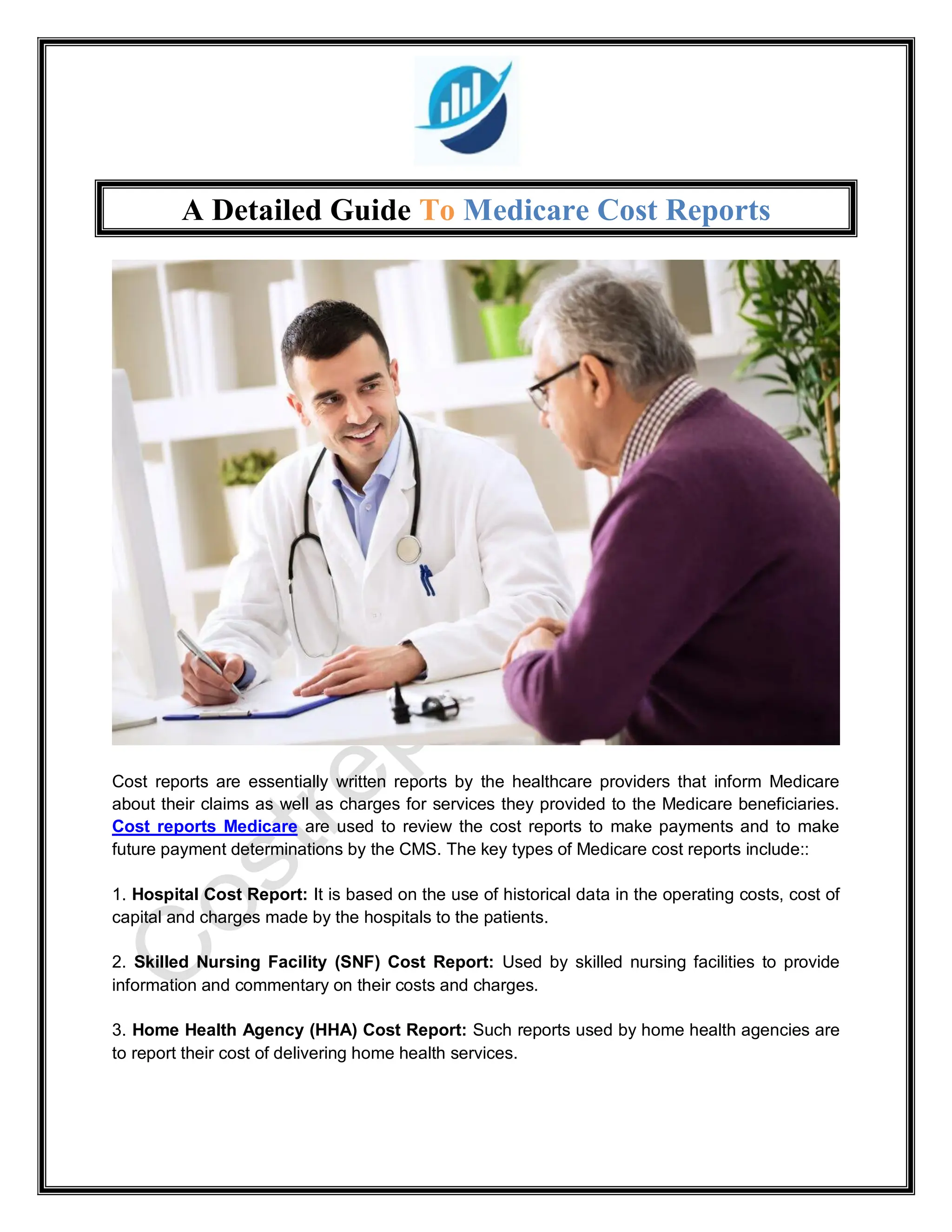 A Detailed Guide To Medicare Cost Reports | PDF