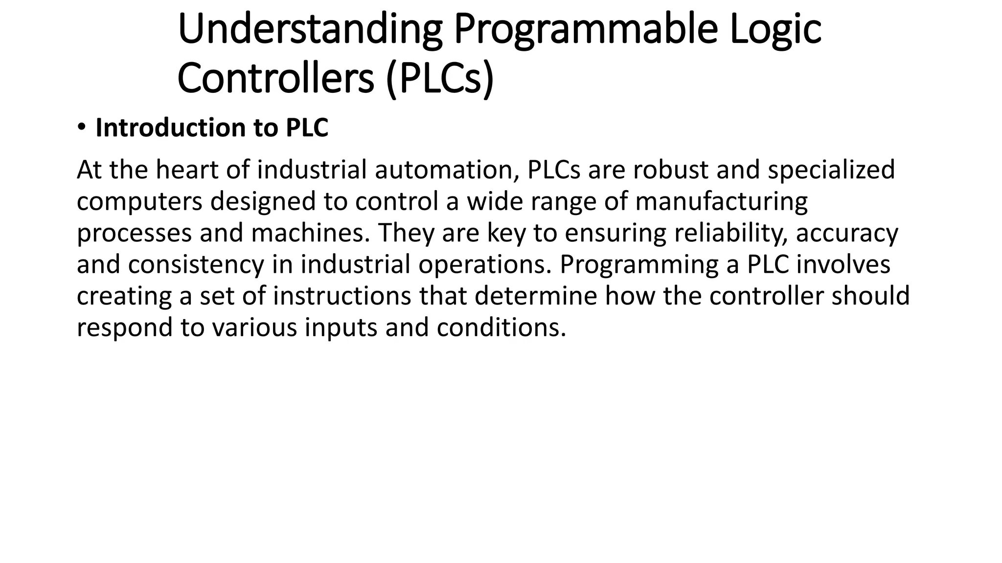 A detailed introduction to PLC, HMI and.pptx