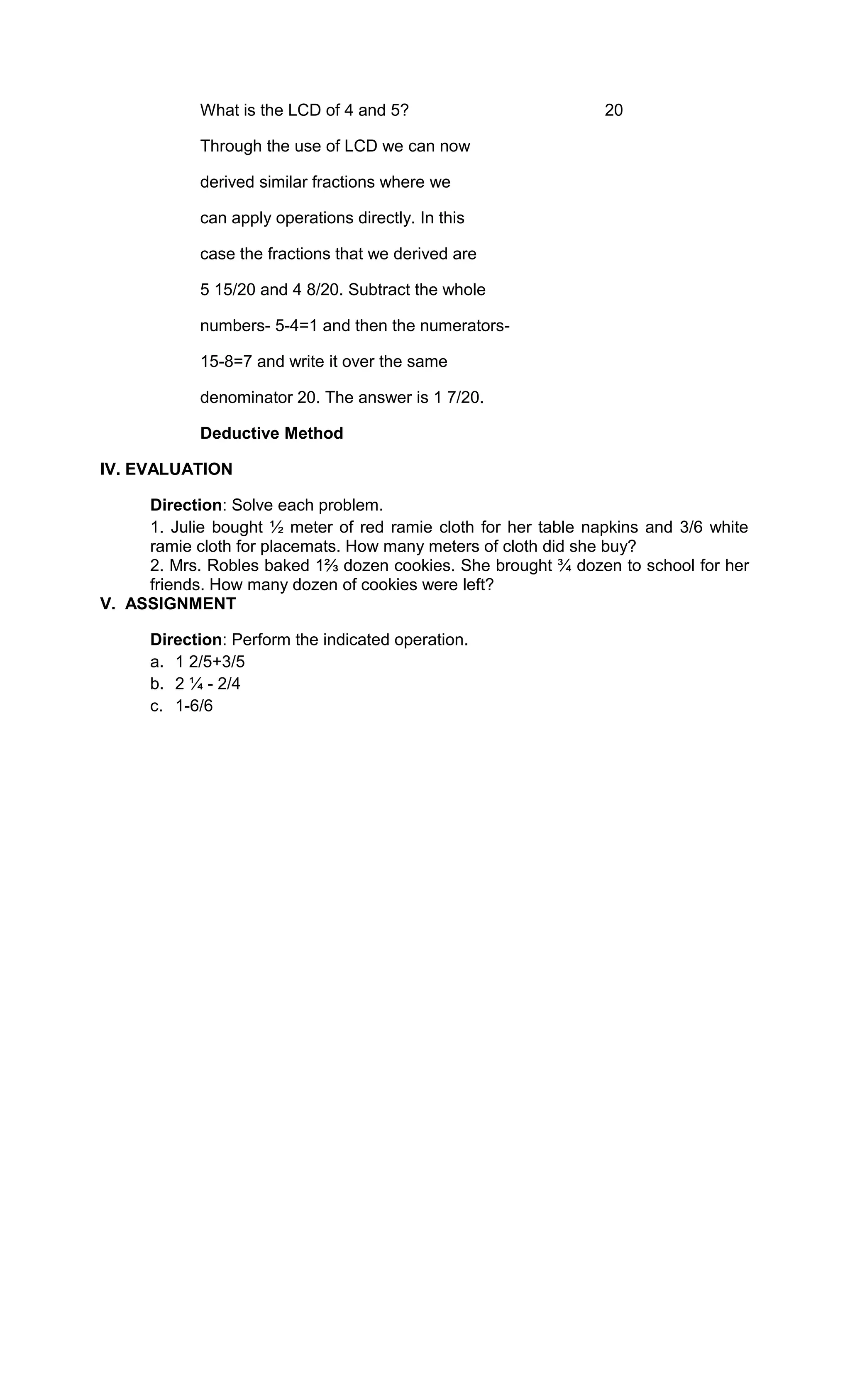 A detailed lesson plan | DOC