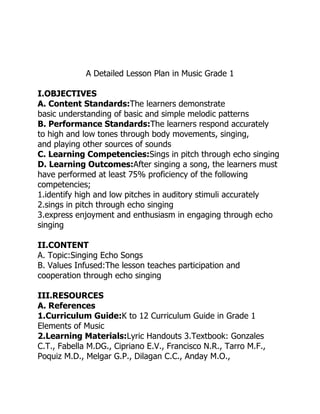 A Detailed Lesson Planfgffgfgfgfgfgfgfgf | PDF