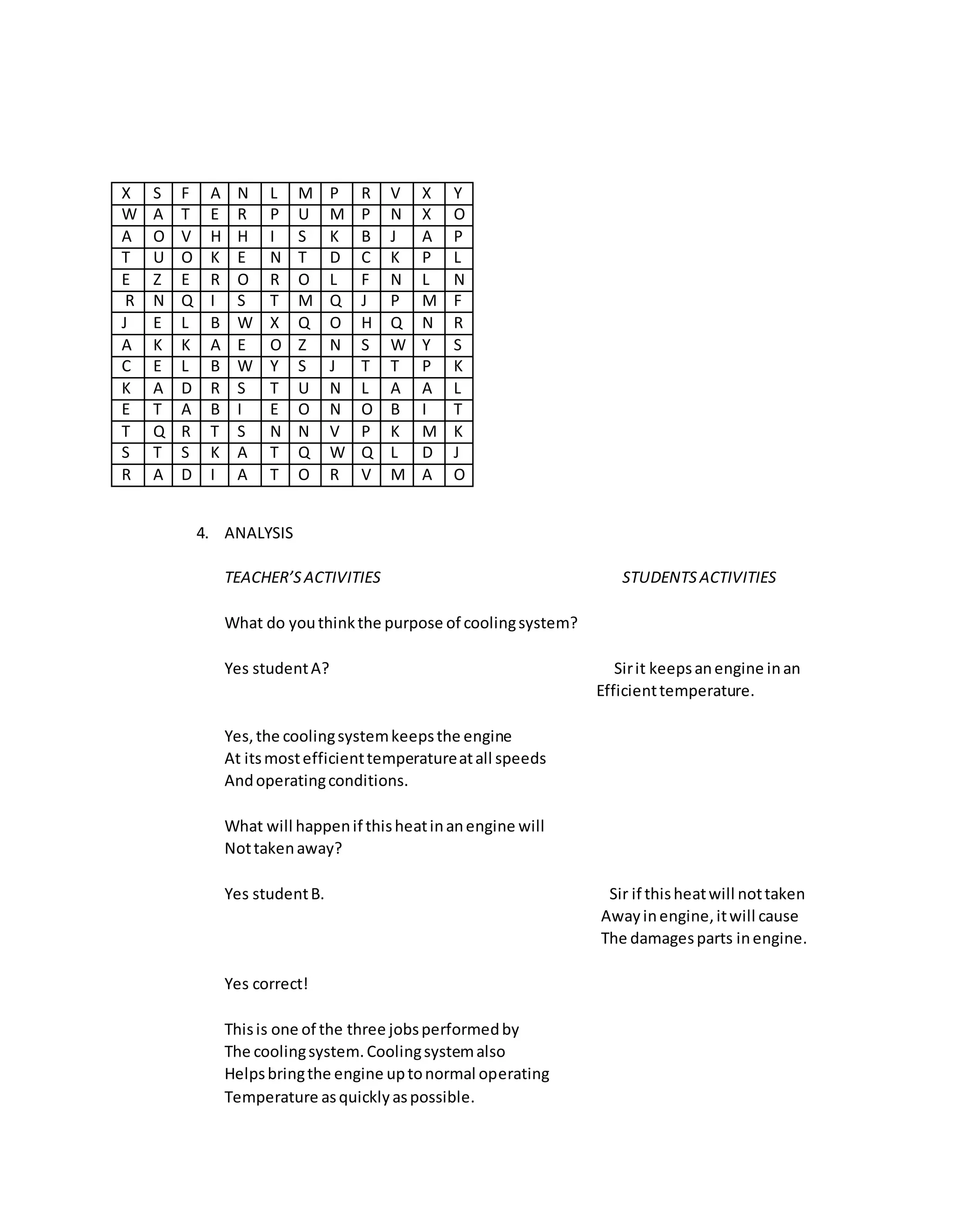 A detailed lesson plan in automotive | DOCX