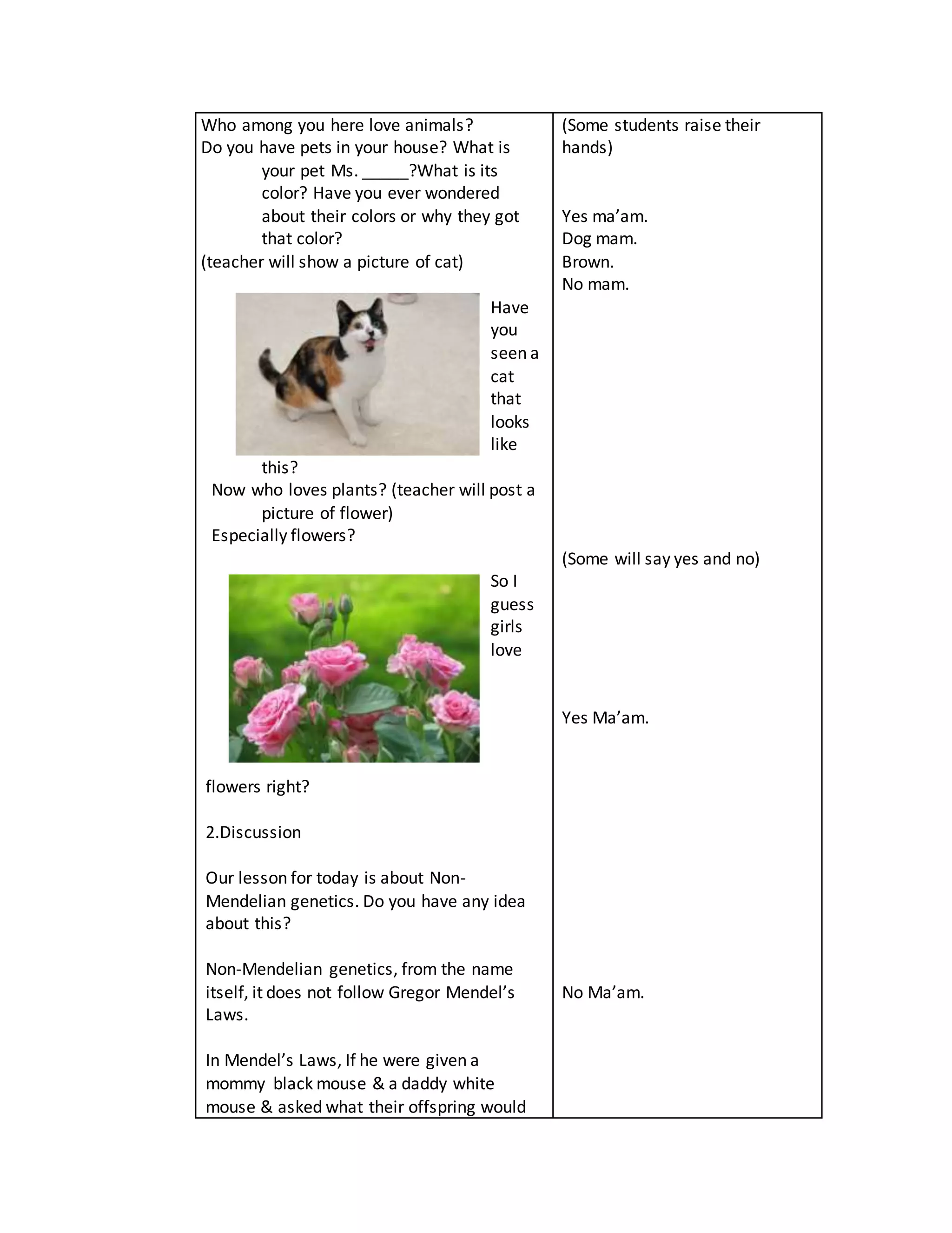 A detailed lesson plan in biology for grade 9 | DOCX