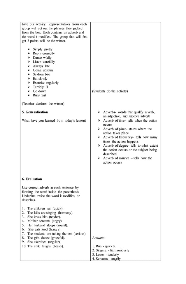 Lesson Plan.adverbs | DOCX