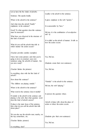 Lesson Plan.adverbs | DOCX
