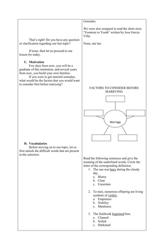 A Detailed Lesson Plan in English IV | DOCX