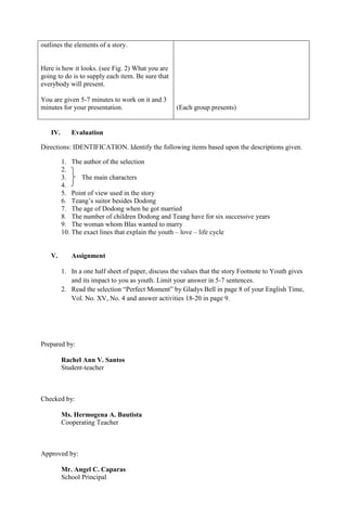 A Detailed Lesson Plan in English IV | DOCX