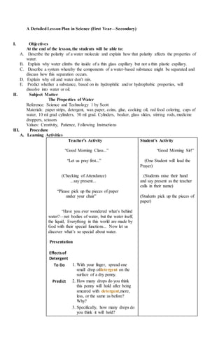 A detailed lesson plan in mathematics | DOCX