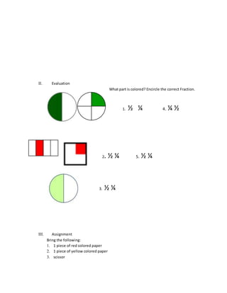 A detailed lesson plan in math grade 1 | DOCX | Education