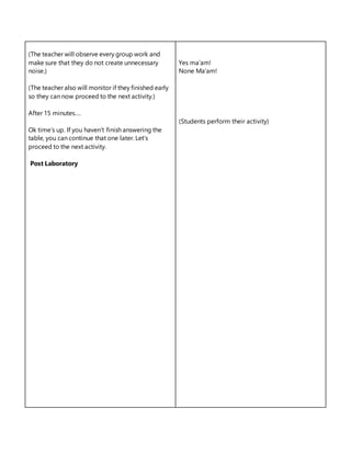 A detailed lesson plan on muscular system | DOCX