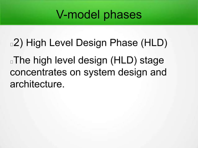 V-Model in Software Testing | PPTX