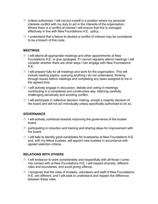 A detailed model code of conduct | PDF | Business | Business and Finance