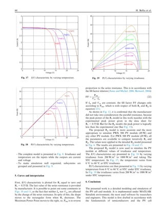 A detailed modeling of photovoltaic module matlab | PDF | Physics | Science