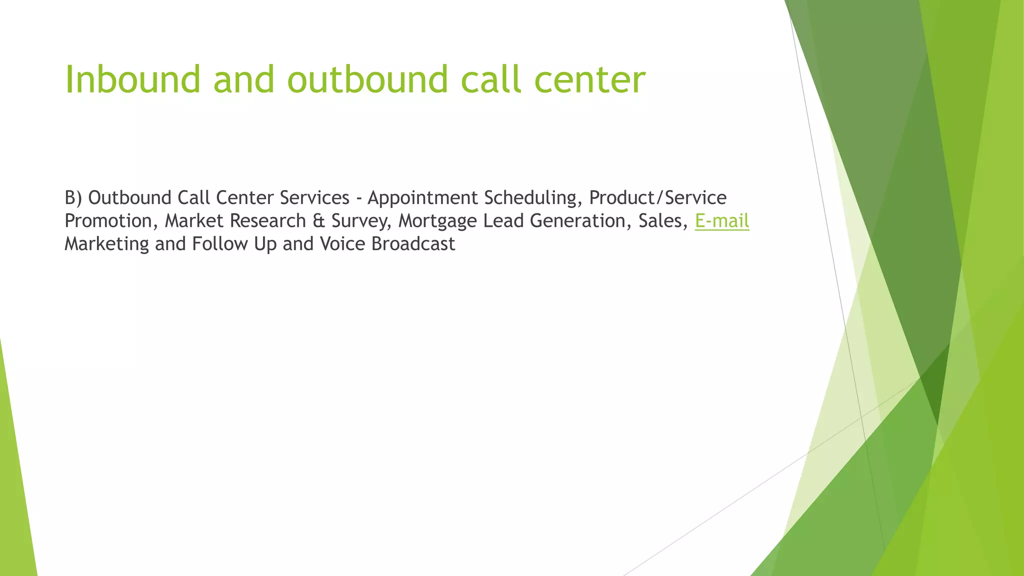 A detailed outline to understand call center outsourcing | PPT