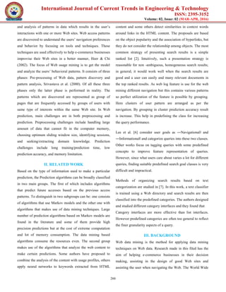 A detail survey of page re ranking various web features and techniques | PDF