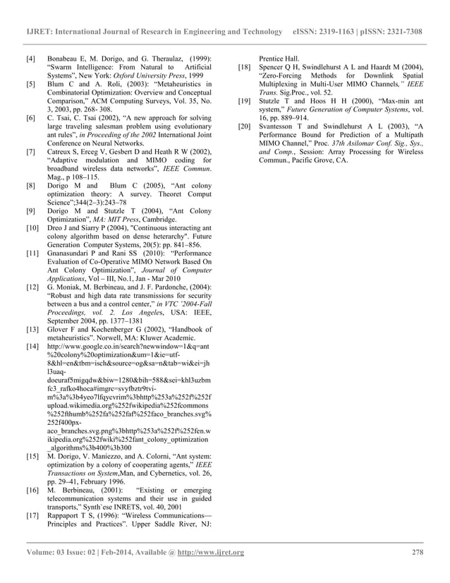 A Detection Technique Of Signal In Mimo System Pdf