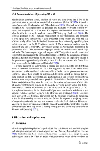 A developed distributed ledger technology architectural layer framework for decentralized ...