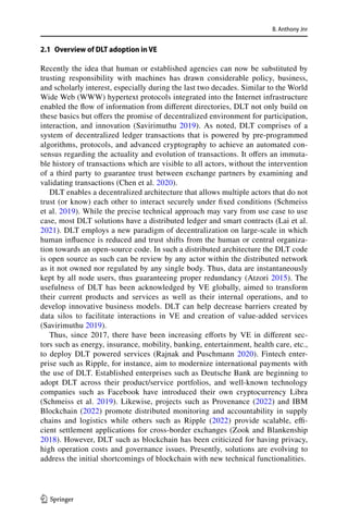 A developed distributed ledger technology architectural layer framework ...