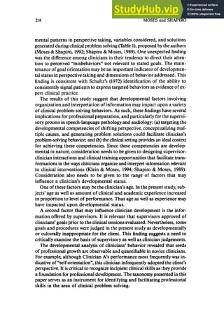 A Developmental Conceptualization Of Clinical Problem Solving | PDF