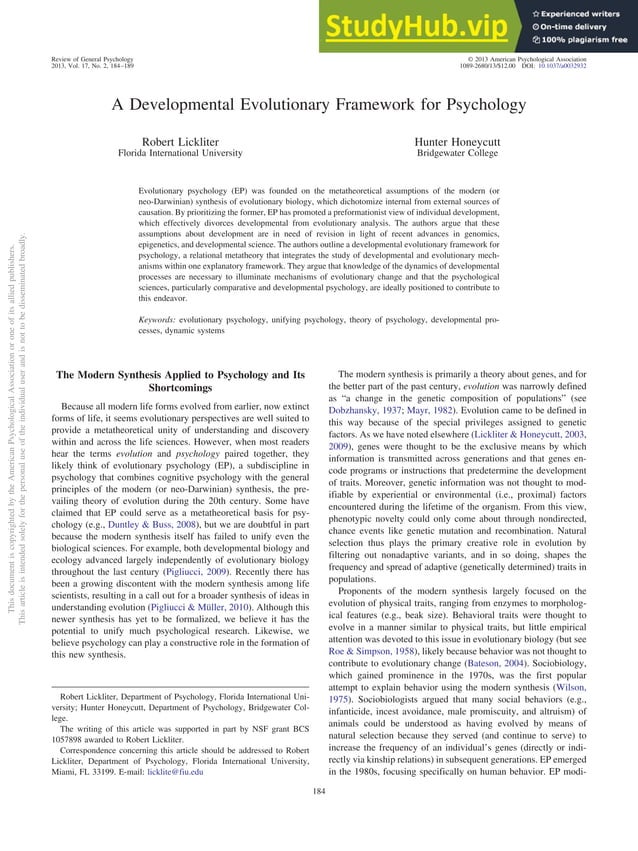 A Developmental Evolutionary Framework for Psychology.pdf