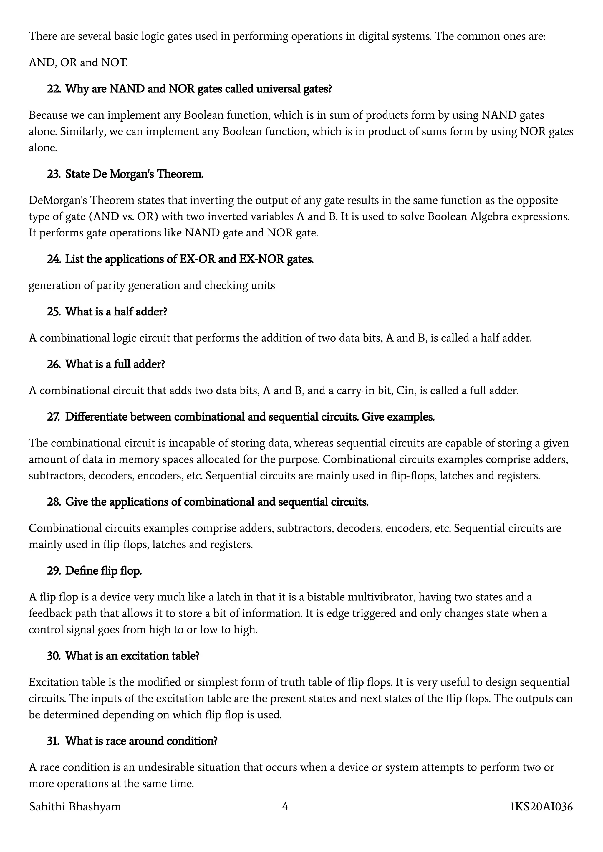 ADE VIVA QUESTIONS | PDF