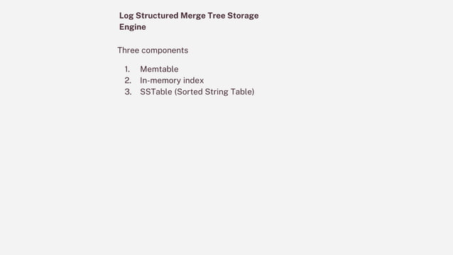 Database Storage Engine Internals | PPT