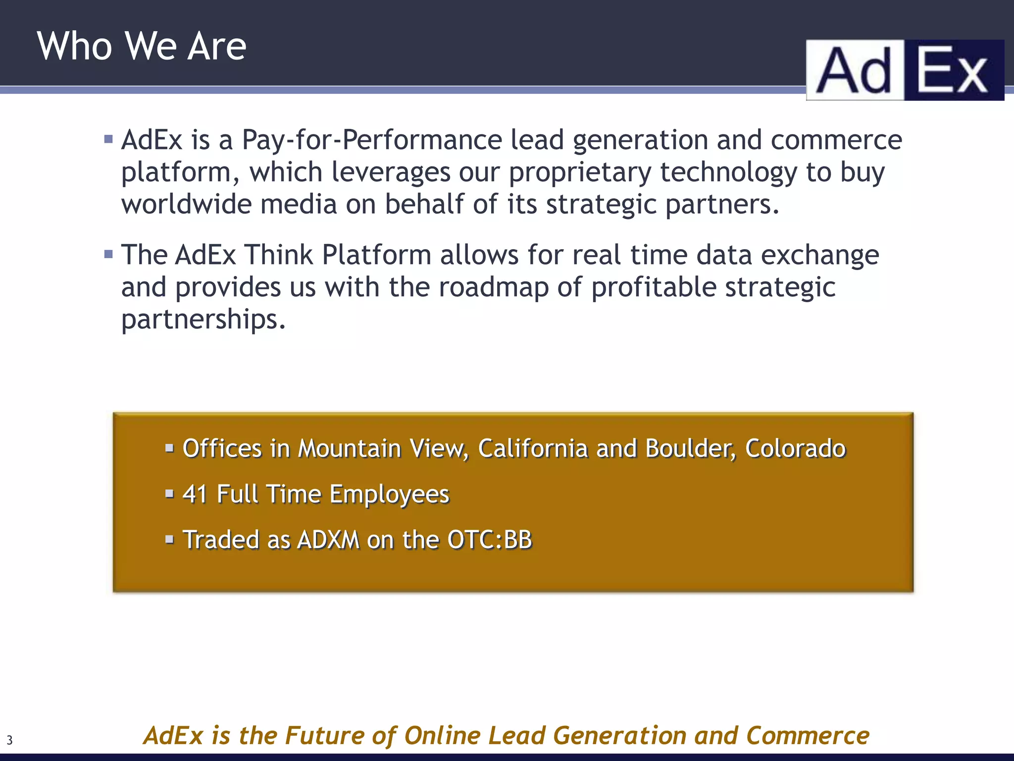 Adex Ppt Overview V1 | PPTX